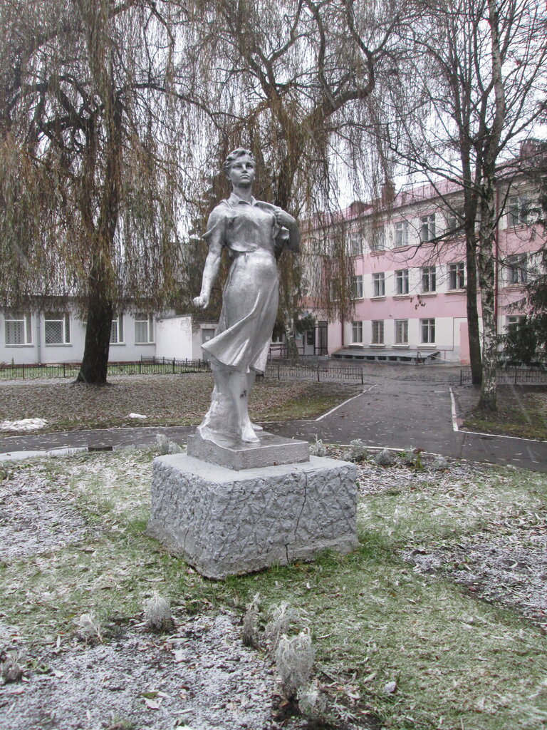 Anıt, heykel З.А. Космодемьянская, Briansk, foto