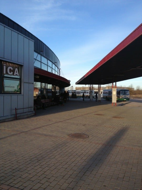 Uçak ve demiryolu biletleri Jēkabpils Autoosta, Jēkabpils, foto