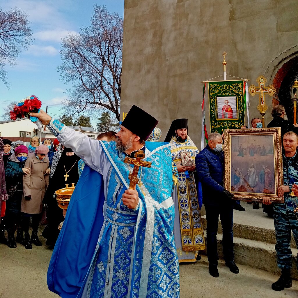 Ortodoks kiliseleri Церковь Покрова Пресвятой Богородицы, Amursk Bölgesi, foto
