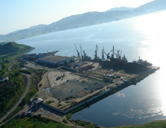 Sınır kapısı Морской пункт пропуска Зарубино, Primoriye, foto