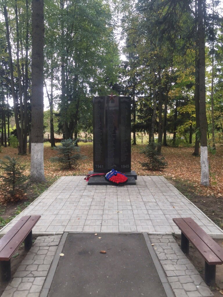 Anıt, heykel Обелиск погибшим воинам-землякам, Moskova ve Moskovskaya oblastı, foto