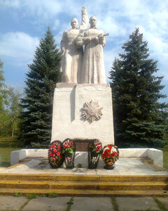 Мемориал Великой Отечественной войны (Lipetsk Region, Terbunskiy rayon, selo Beryozovka), anıt, heykel  Lipetskaya oblastından