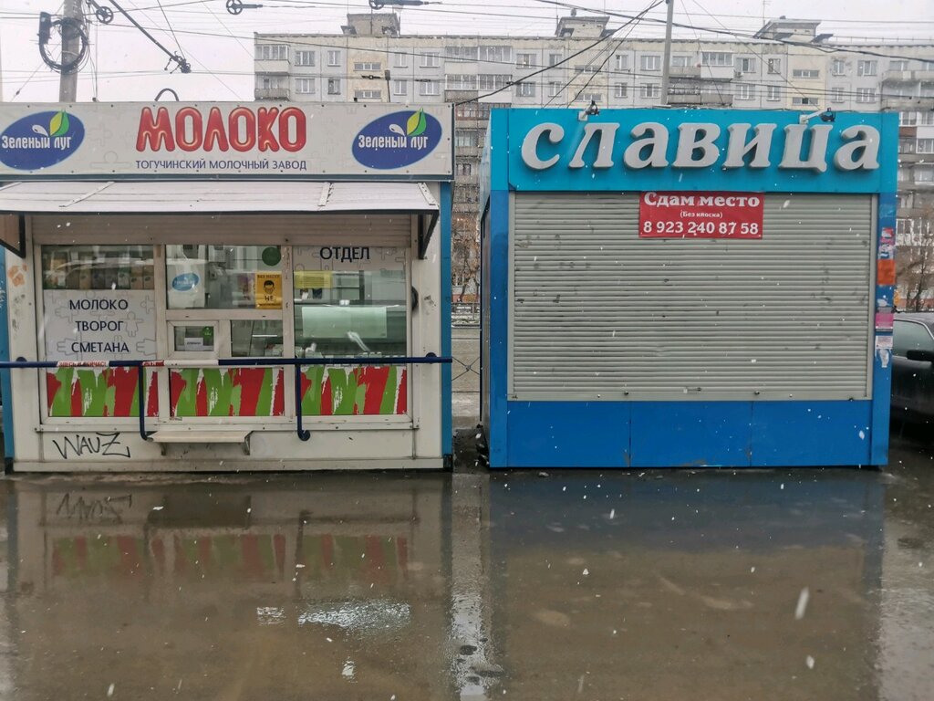 Süt ürünleri satış mağazaları Зелёный луг, Novosibirsk, foto