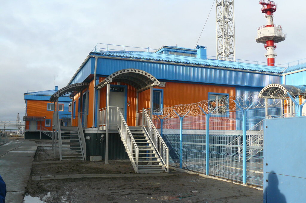Sınır kapısı Морской пункт пропуска Сабетта, Yamal‑Nenets Özerk Bölgesi, foto