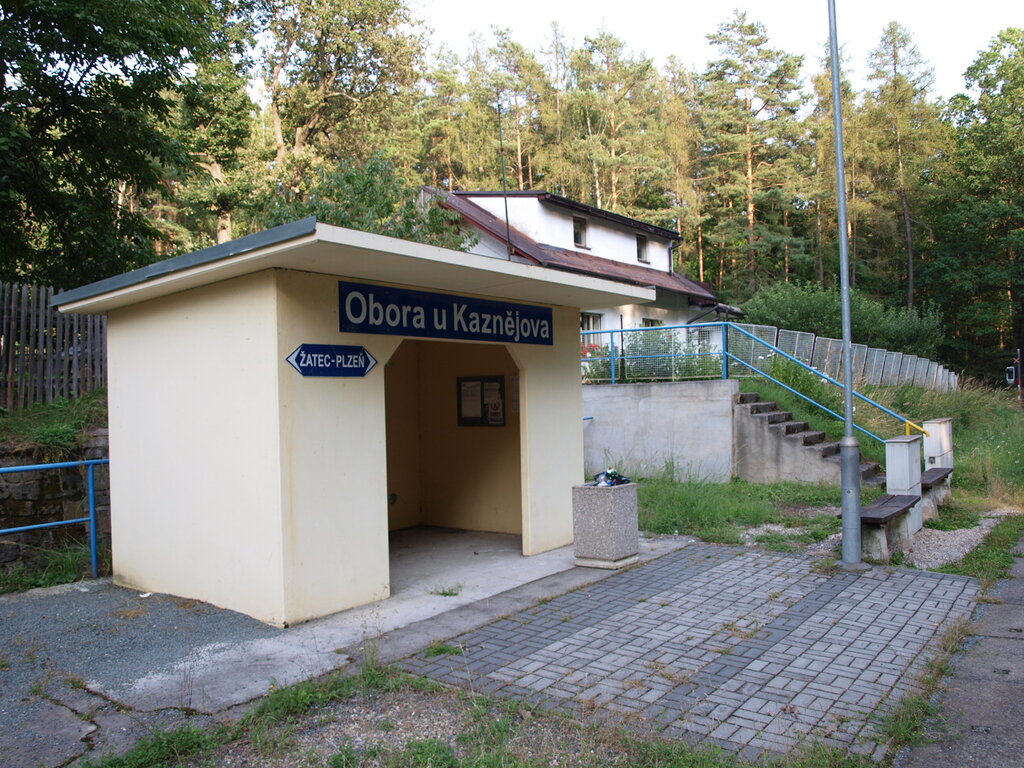 Tren istasyonu Obora u Kaznejova, Dünya, foto