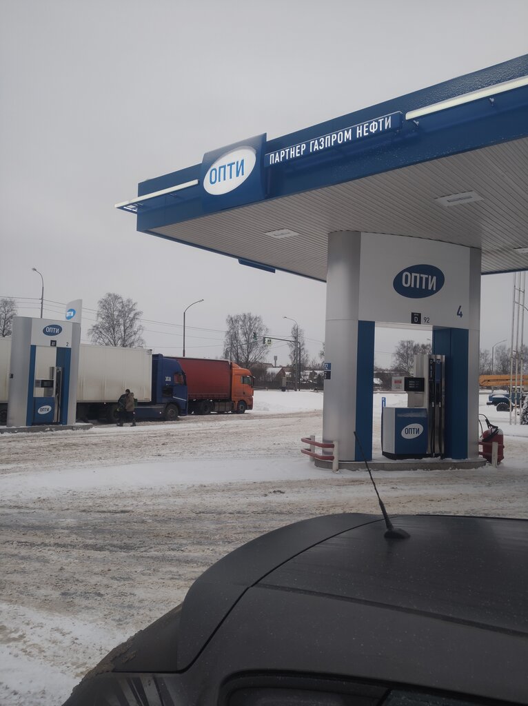 Benzin istasyonu Lukoil, Kostromskaya oblastı, foto