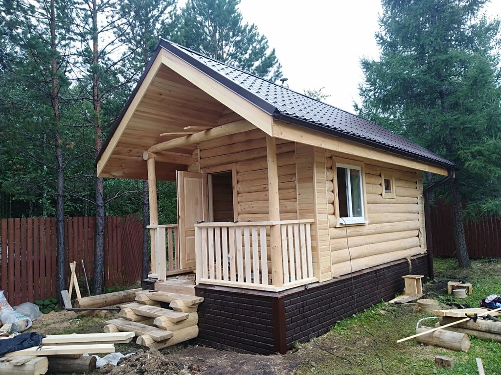 Özel inşaat çalışmaları Srubim dlya vsekh, Sverdlovskaya oblastı, foto