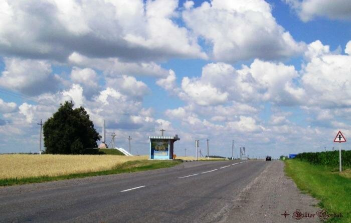 Anıt, heykel Погибшему экипажу танка Т-34, Gomelskaya oblastı, foto