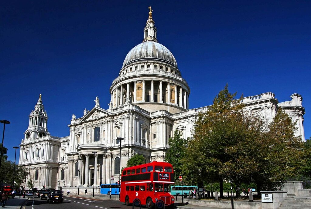 Protestan kilisesi St Paul Katedrali, Londra, foto