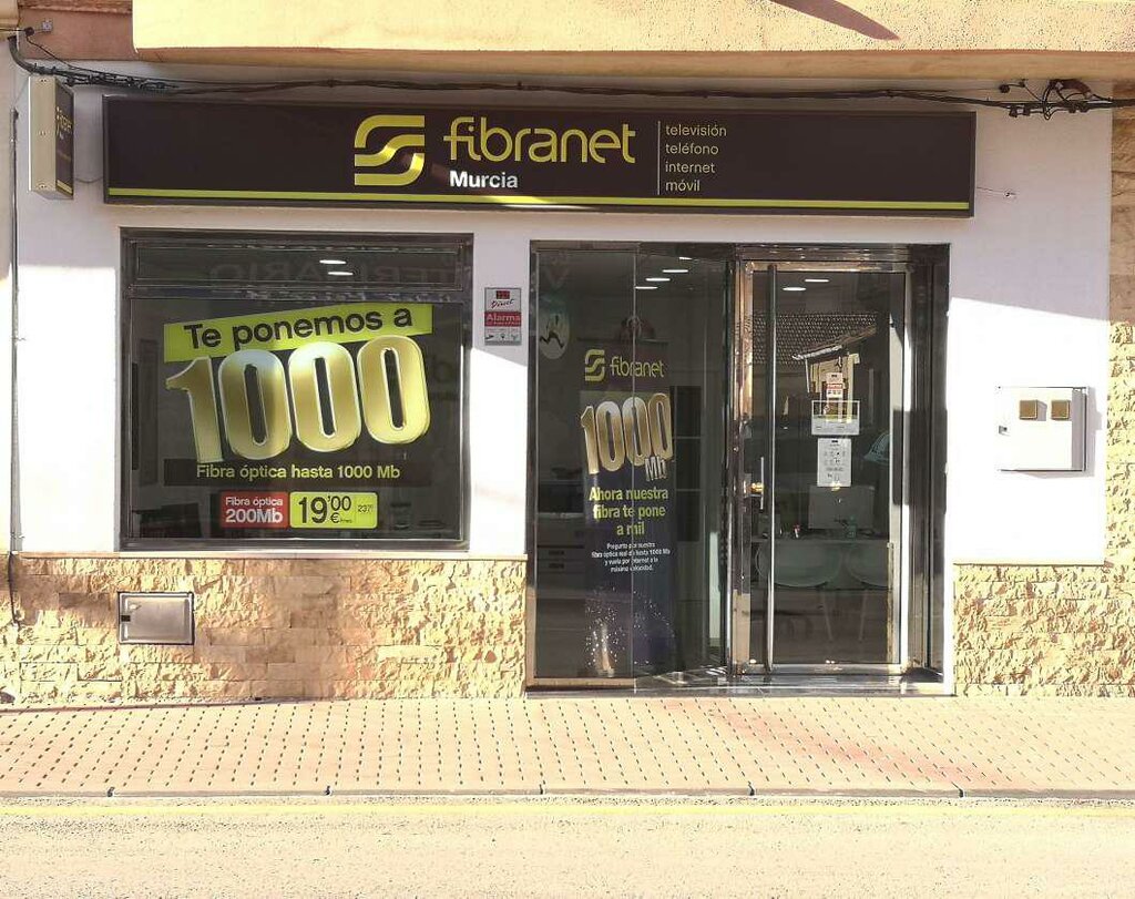 Telekomünikasyon satış noktaları Fibranet Sangonera la Verde, Murcia, foto
