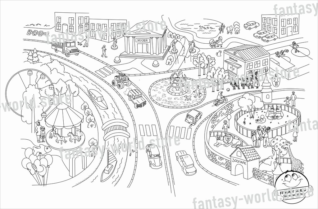 Çocuk oyunları ve oyuncakları Fantasy World, Moskova, foto