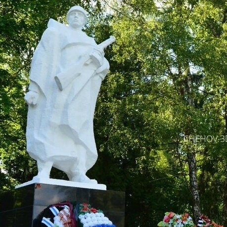 Anıt, heykel Обелиск в честь воинов-односельчан, Moskova ve Moskovskaya oblastı, foto