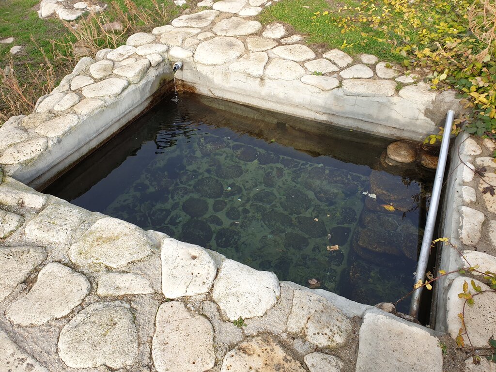 Pınar, çay Spring, stream, Kırım Cumhuriyeti, foto