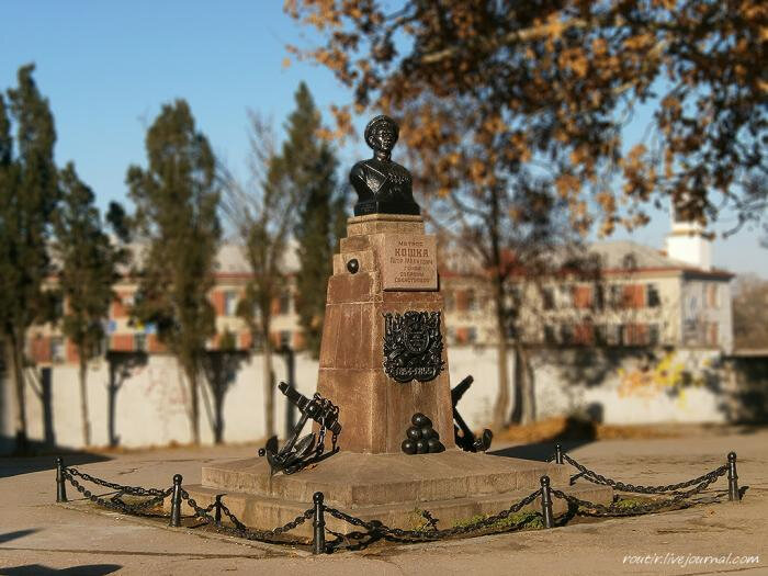 Anıt, heykel Матрос П.М. Кошка, Sevastopol, foto