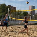 Пляжный волейбол (Moscow Region, Lobnya, mikrorayon Moskvich), spor alanı  Lobnia'dan