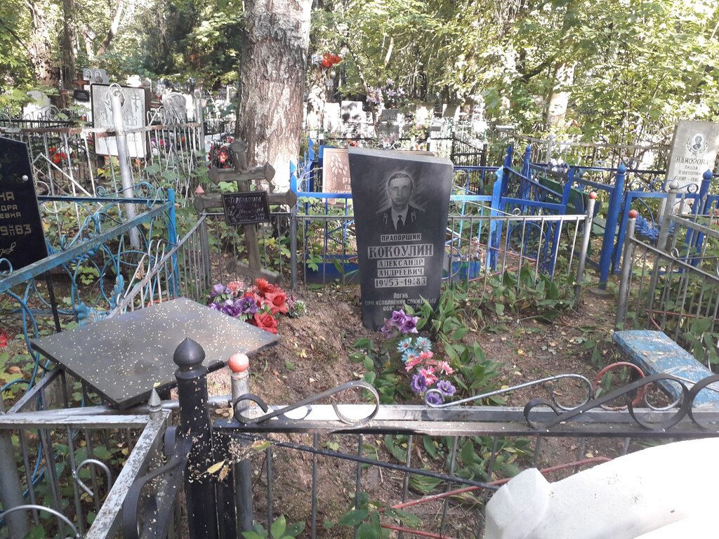 Ünlü kişilerin mezarları А.А. Кокоулин, Viazniki, foto
