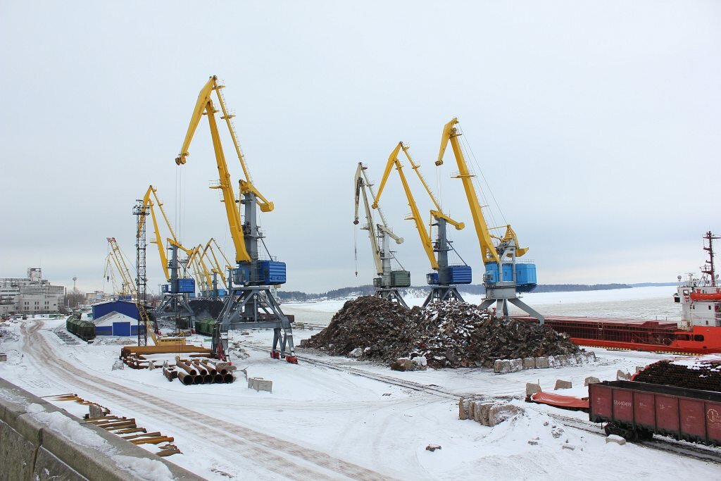 Sınır kapısı Морской пункт пропуска Выборг, Vyborg, foto