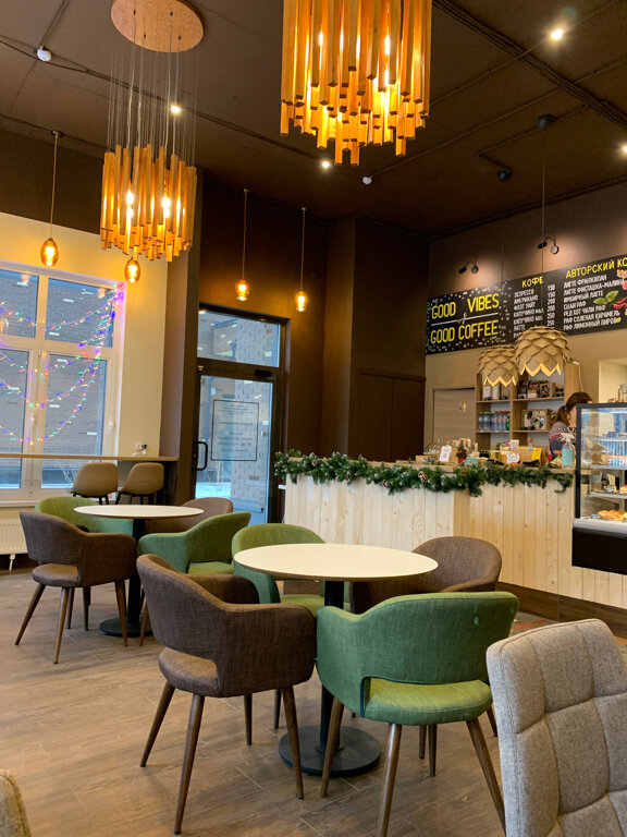 Kahve dükkanları Coffeesphere, Moskova, foto