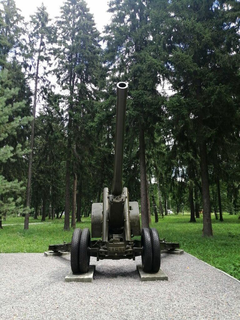 Teknoloji anıtı 152-мм гаубица Мста-Б, Novomoskovsk, foto