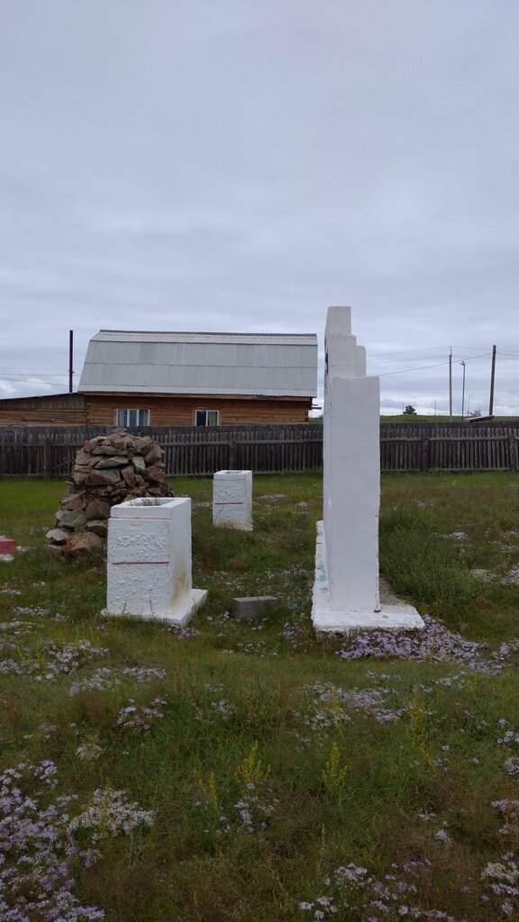 Anıt, heykel Героям-партизанам, павшим в годы Великой Отечественной войны, Zabaykalski krayı, foto