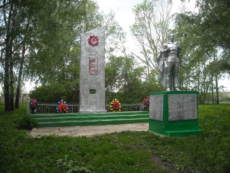 Anıt, heykel Воинам, погибшим в годы Великой Отечественной войны, Mordovya, foto