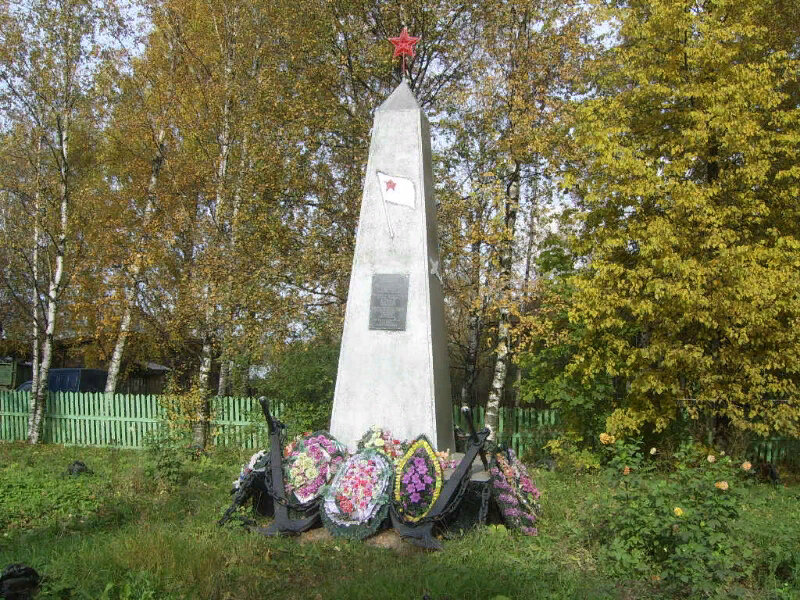 Anıt, heykel Героям Онежской флотилии, Vytegra, foto