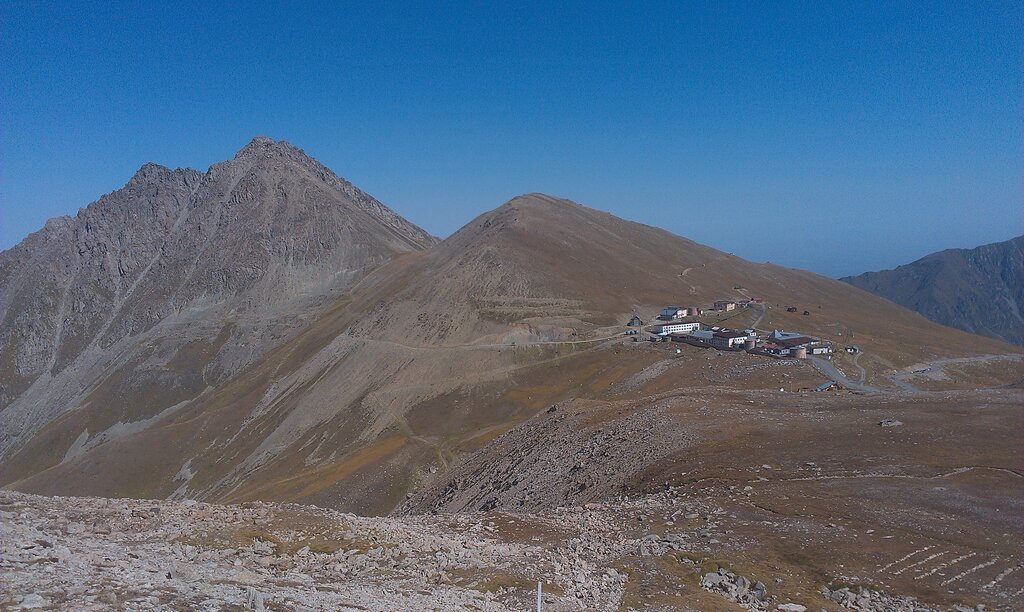 Dağ geçidi Djusaly-Kezen Pass, Almatı, foto
