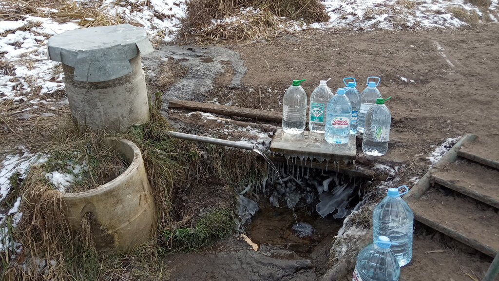 Pınar, çay Spring, stream, Tambovskaya oblastı, foto