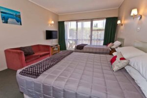 Aspiring Lodge Motel (Otago, Queenstown-Lakes District, Wānaka, Dungarvon Street), otel  Wanaka'dan