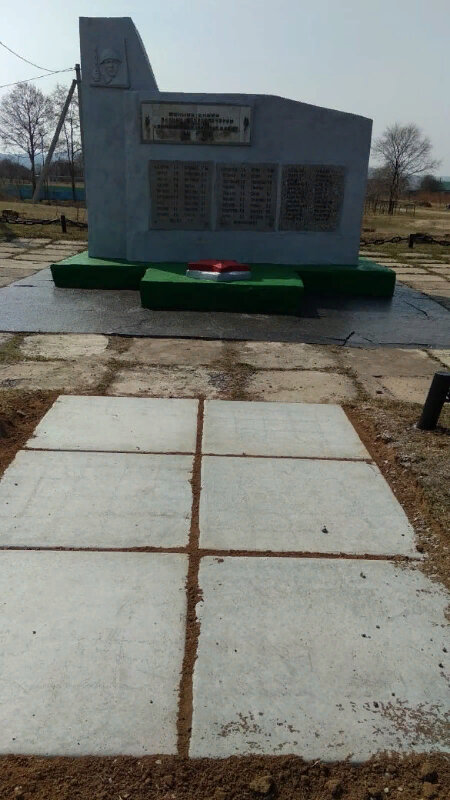 Anıt, heykel Героям Великой Отечественной войны, Primoriye, foto