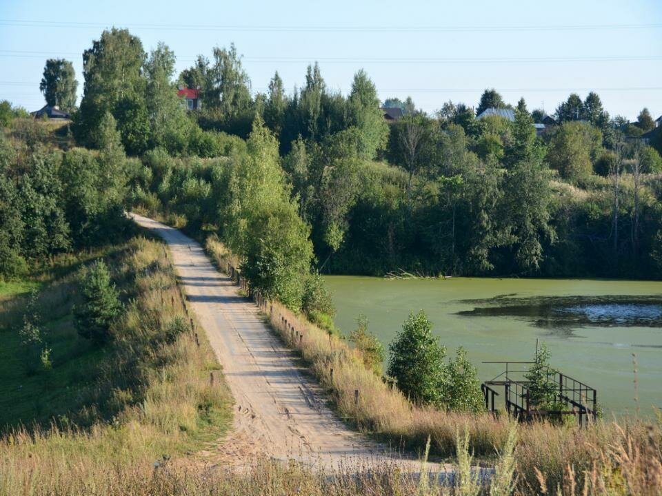 Mühendislik altyapısı Плотина на реке Виргуза, İvanovskaya oblastı, foto