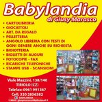 Babylandia (Calabria, Catanzaro, Viale Giuseppe Mazzini), çocuk oyunları ve oyuncakları  Calabria'dan