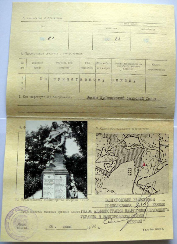 Anıt, heykel Братская могила воинов, Kiev Bölgesi, foto