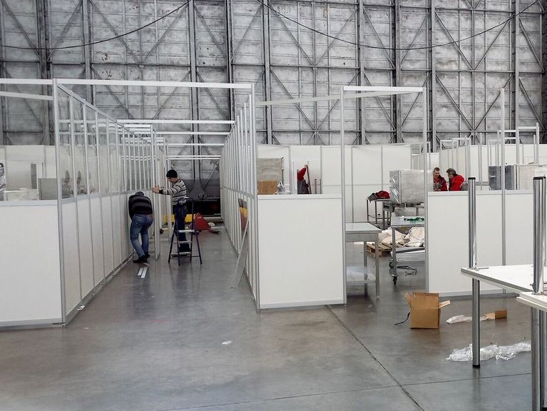 Bölme sistemleri Ekspostroy, Moskova, foto