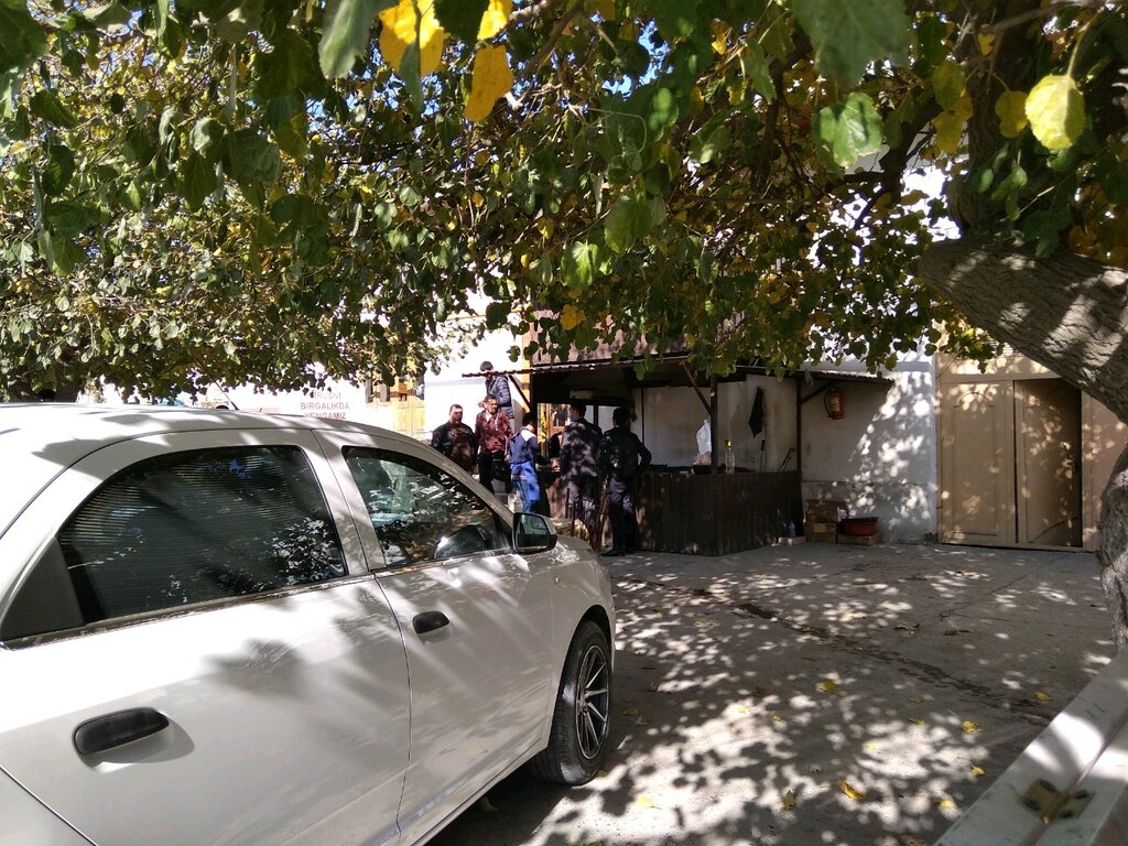 Kantin, yemekhane Pulimugab-Samsa, Semerkant eyaleti, foto