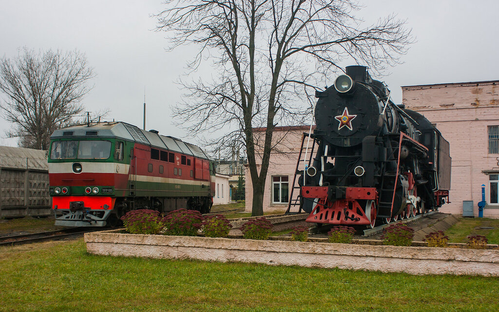 Teknoloji anıtı Паровоз, Polotsk, foto