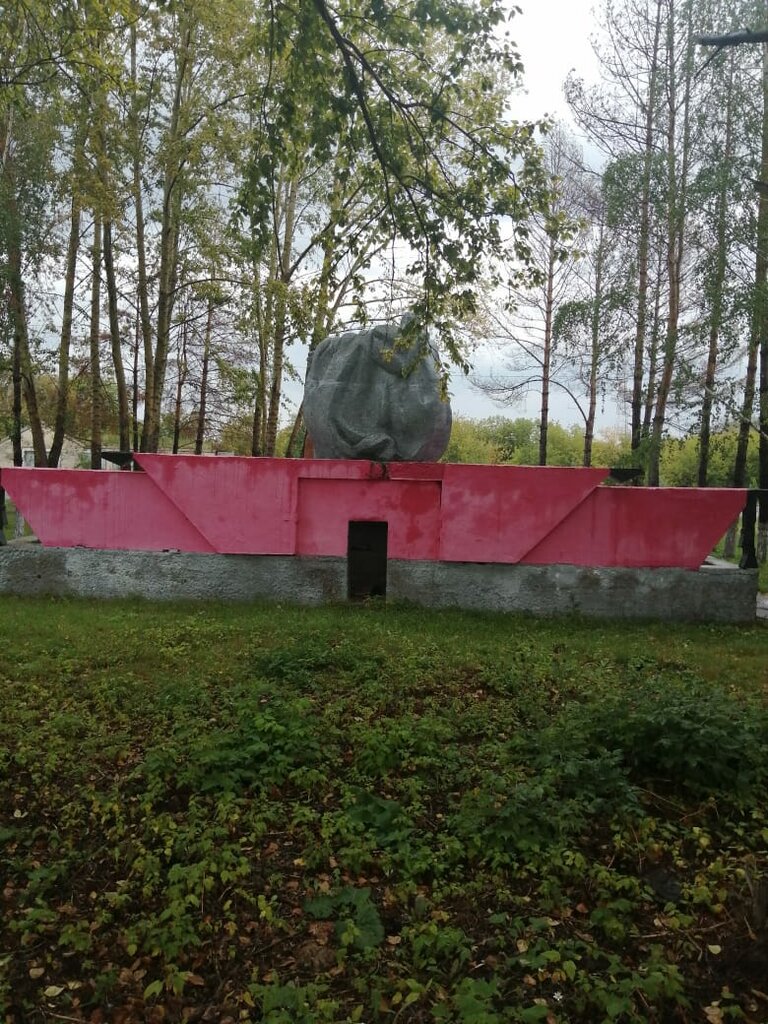 Anıt, heykel Мемориал славы, погибшим в годы ВОВ, Omskaya oblastı, foto