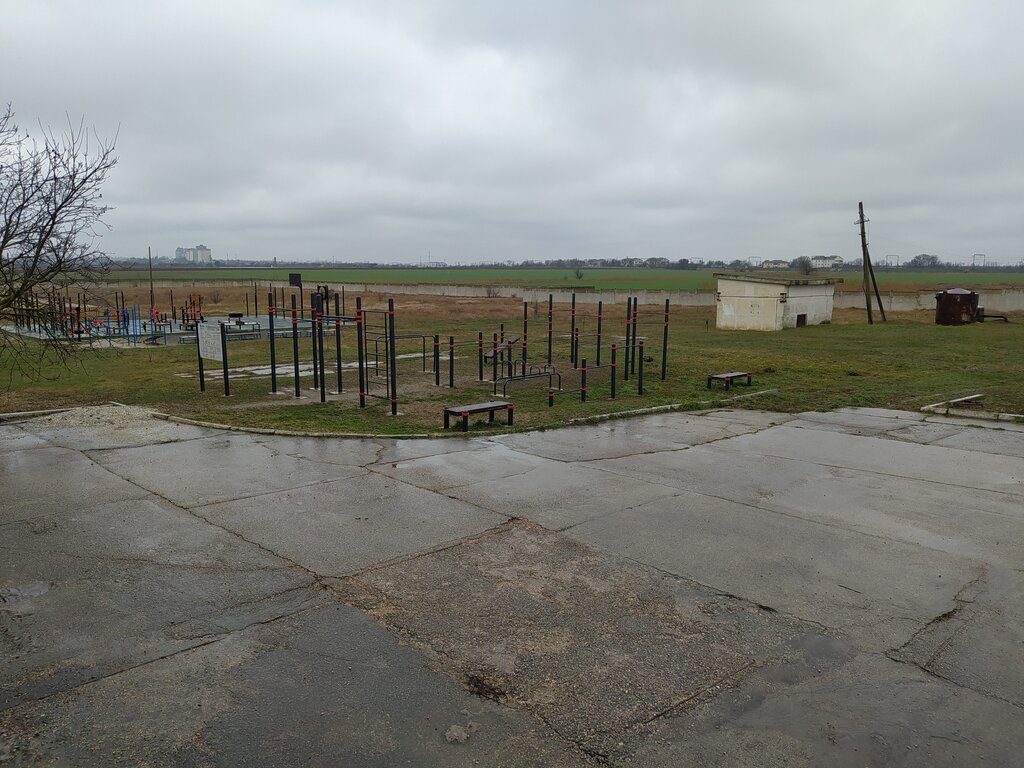 Spor alanı Футбольная площадка, Kırım Cumhuriyeti, foto