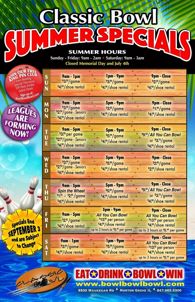 Bowling salonları Classic Bowl, İllinois, foto