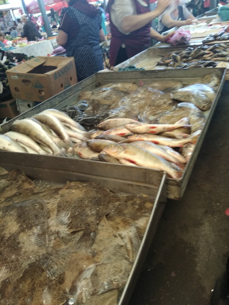Gıda pazarı Центральный рынок, Belgorod‑Dnestrovskij, foto