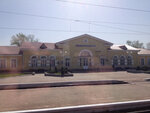 Train station (Sumska Region, Shostkinskiy District, Druzhba, selo Khutir-Mykhailivskyi), tren garları  Drujba'dan