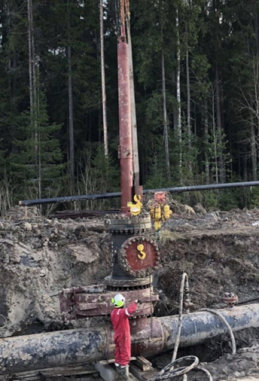 Petrol ve gaz firması Нефтегазстрой, Şçolkovo, foto