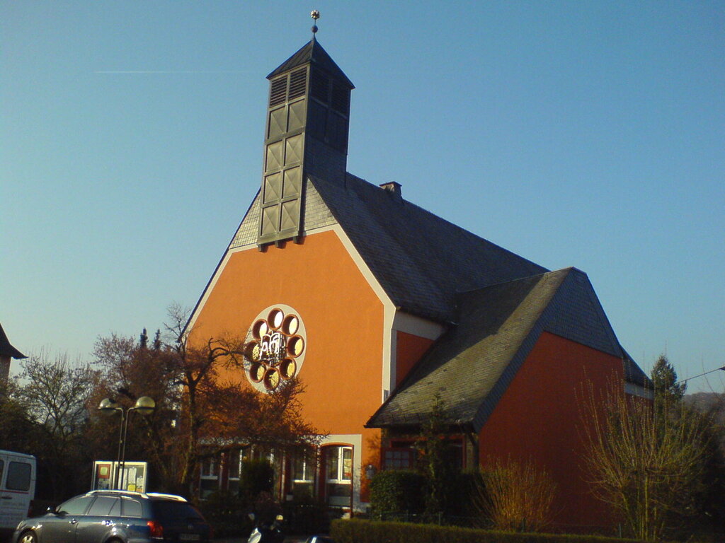 Dini dernekler Evangelische Kirche Bad-Hönningen, Renanya‑Palatinate, foto