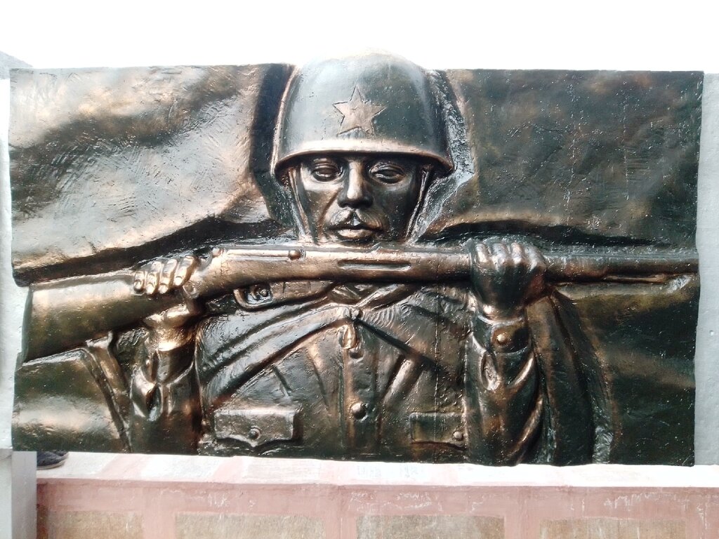 Anıt, heykel 52-й Гвардейской стрелковой дивизии, Belgorodskaya oblastı, foto