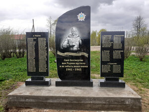 Односельчанам, павшим в Великой Отечественной войне (Yaroslavl Region, Rostov municipal district, derevnya Perovo), anıt, heykel  Yaroslavskaya oblastından