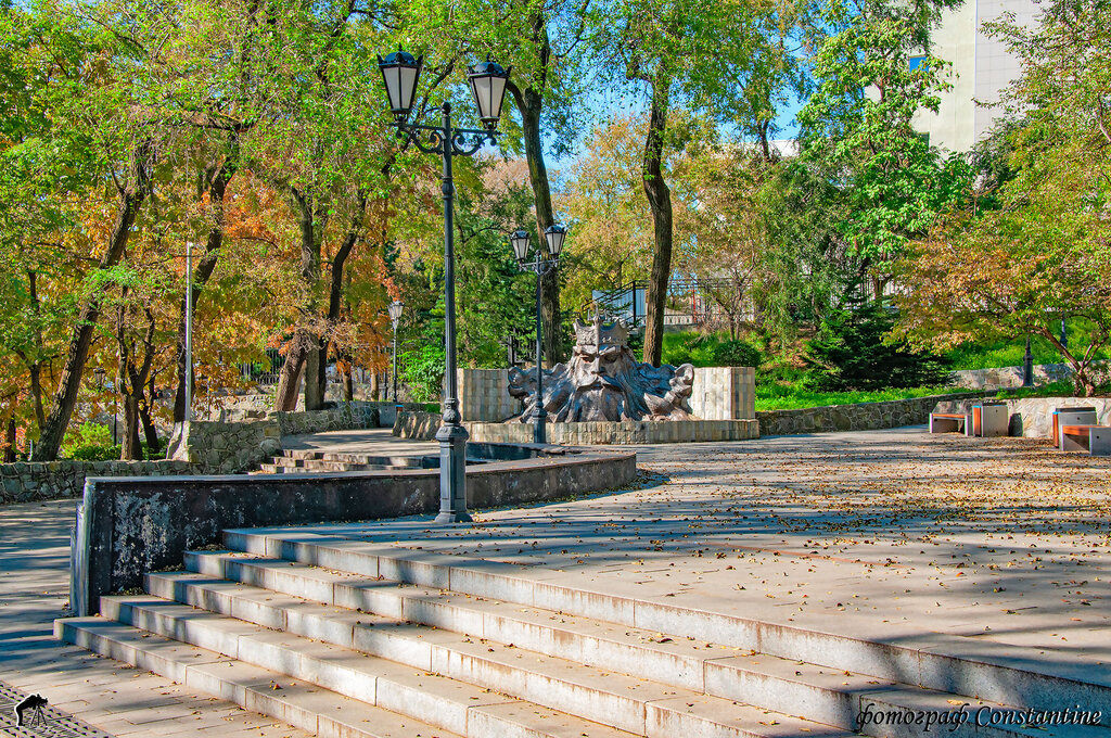 Çeşme Фонтан Нептун, Vladivostok, foto