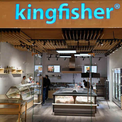 Уақытша жұмыс істемейді: Kingfisher, балық және теңіз өнімдері, Алматы, Айманов көшесі, 155 ...