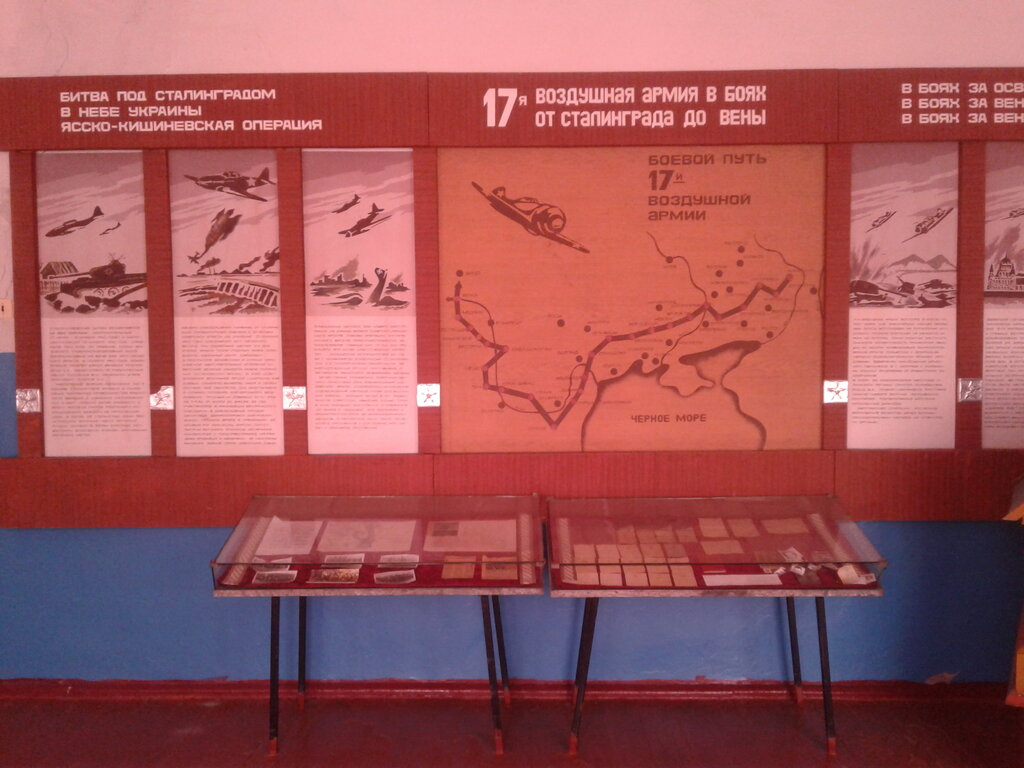 Müzeler ve sanat galerileri Музей имени дважды Героя Советского Союза Николая Михайловича Скоморохова, Saratovskaya oblastı, foto