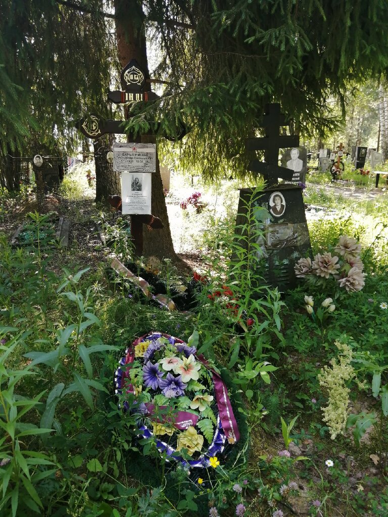 Ünlü kişilerin mezarları Александр Николаевич Барышников, Vladimirskaya oblastı, foto