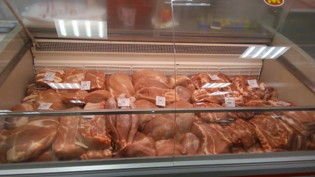 Kasap, şarküteri Myasnoye razdolye, Çeliabinsk, foto